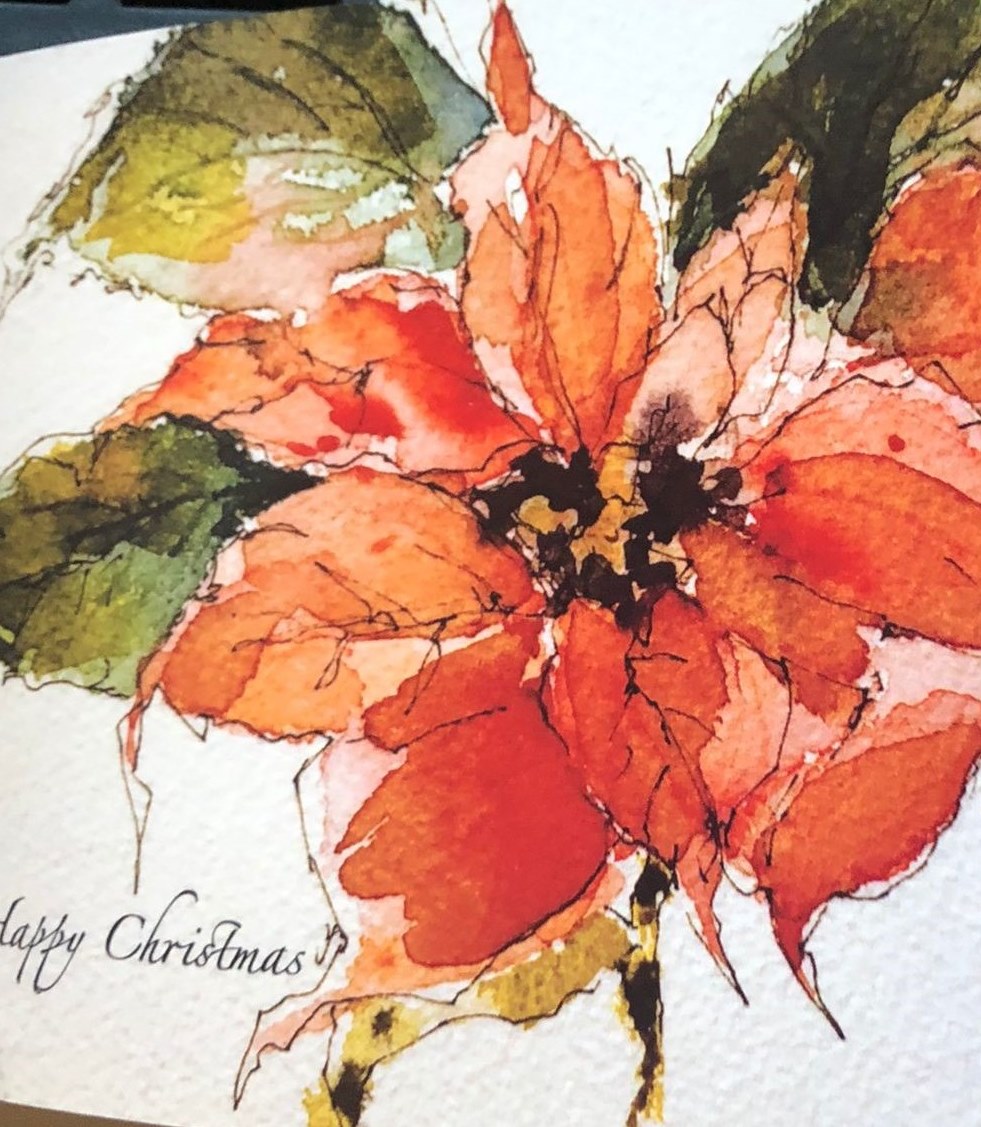 Loose Botanicals for Christmas ... with Lyn Evans -Paint, Paper & Print ...